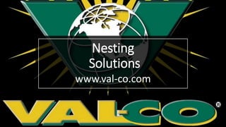 VAL-CO Nesting Options for Broiler Breeders | PPTX