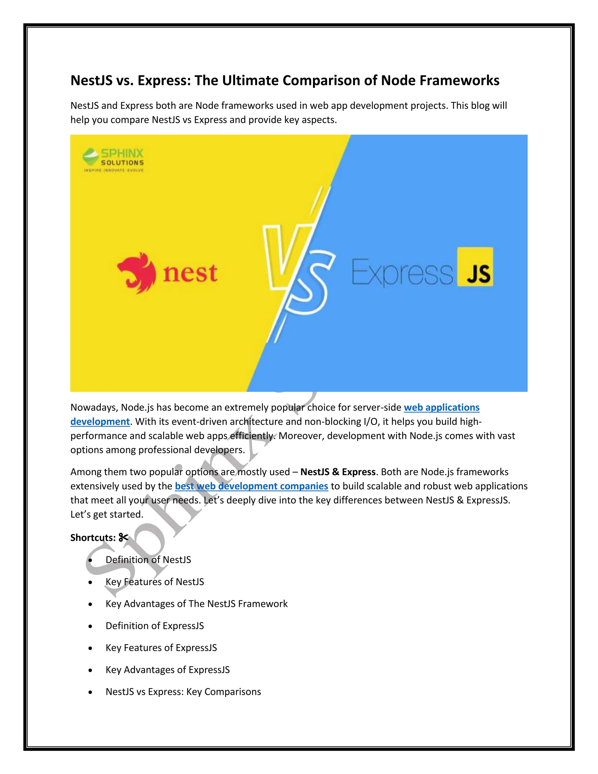NestJS vs. Express The Ultimate Comparison of Node Frameworks.pdf