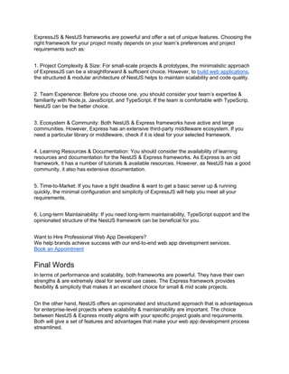 NestJS vs. Express The Ultimate Comparison of Node Frameworks.pdf