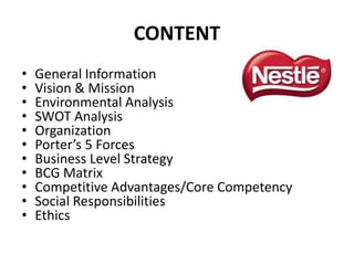 Nestle Analysis | PPTX