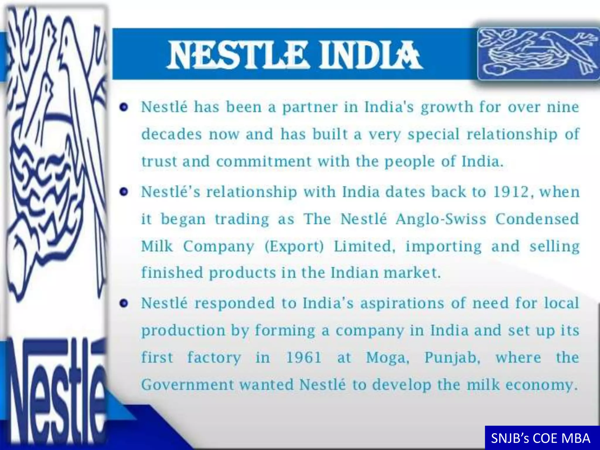Nestle ppt | PPTX