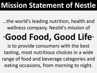 Nestle Good Food Good Life | PPTX