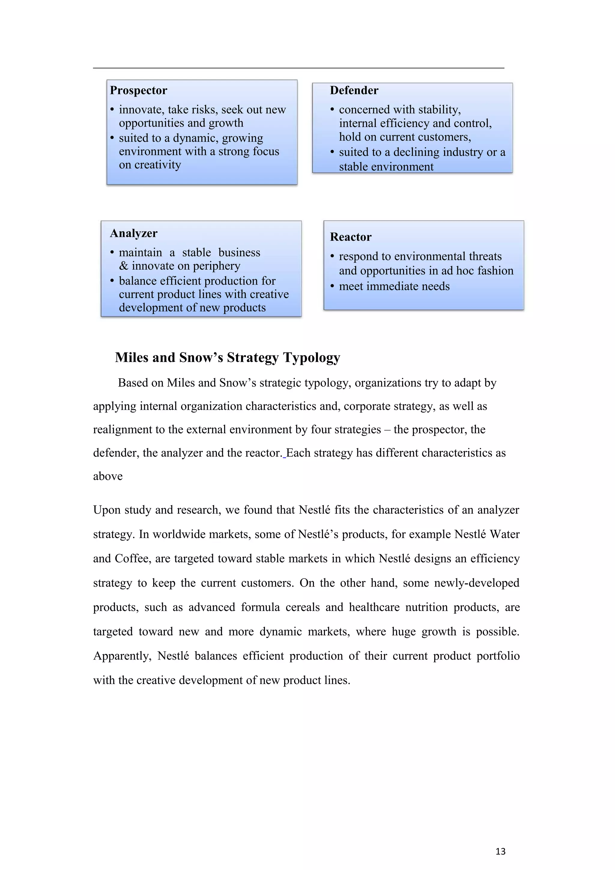 Organisation behaviour of nestle | DOC