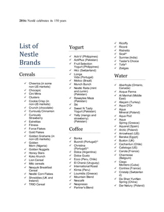 Nestle | DOCX