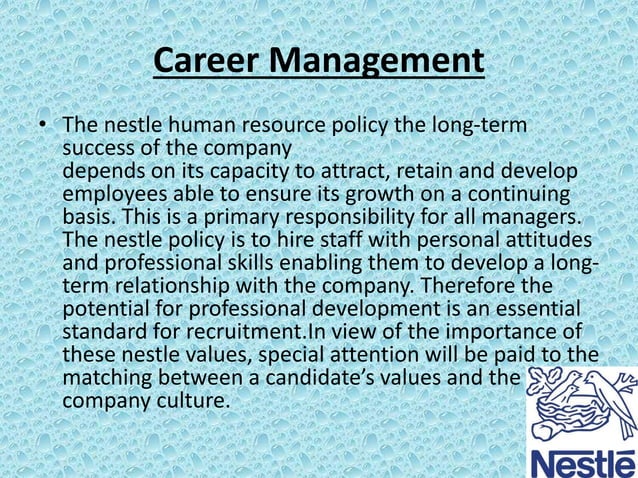 Nestle HR department | PPTX | Human Resources | Business