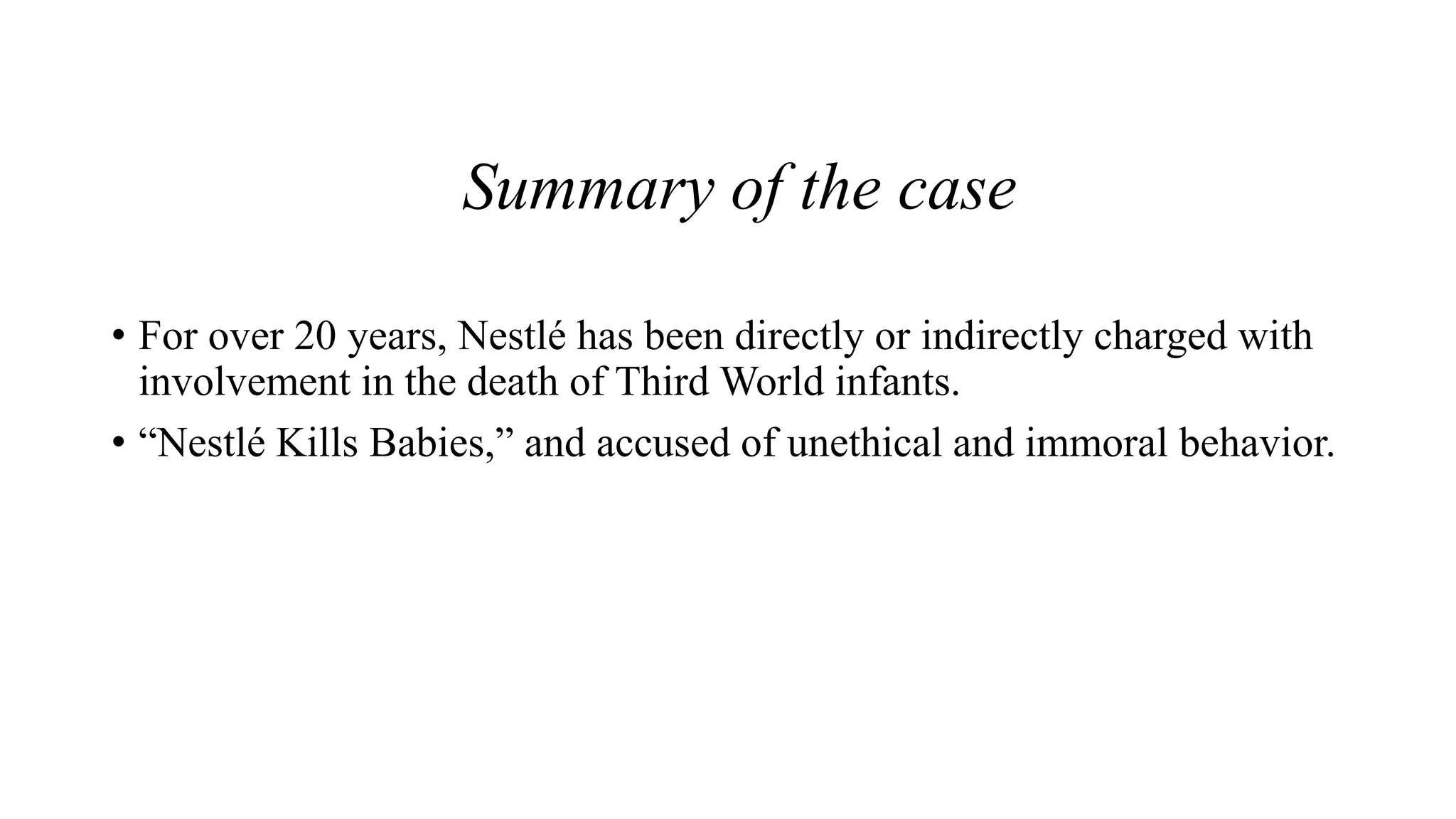 The Infant Formula Controversy | PPTX