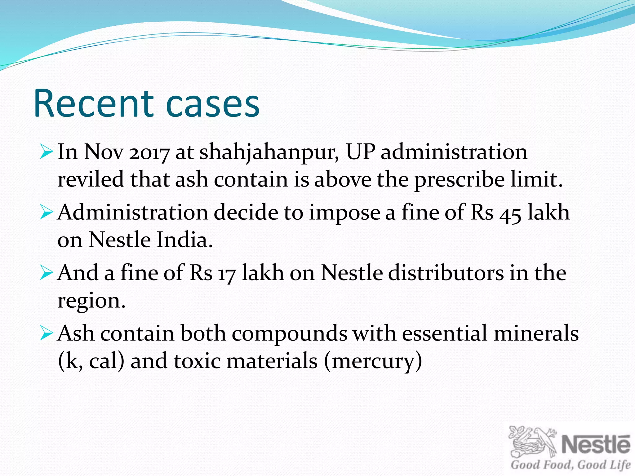 nestle maggi case study; maggi recall procedure; recent maggi cases | PPTX