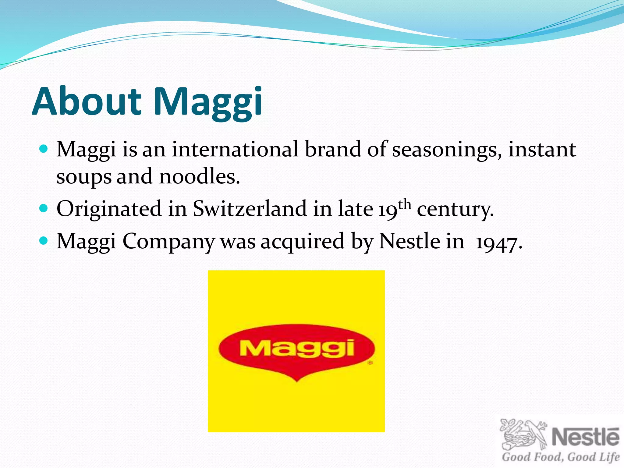 nestle maggi case study; maggi recall procedure; recent maggi cases | PPTX