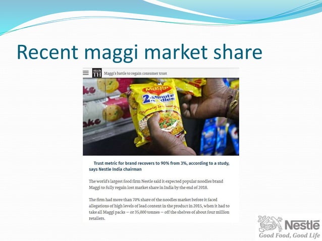 nestle maggi case study; maggi recall procedure; recent maggi cases | PPTX