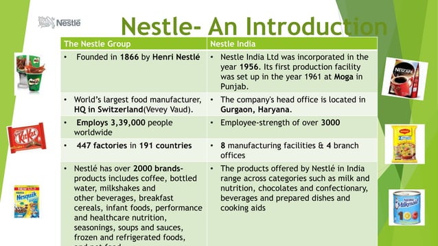 Nestle an introduction (1) | PPT