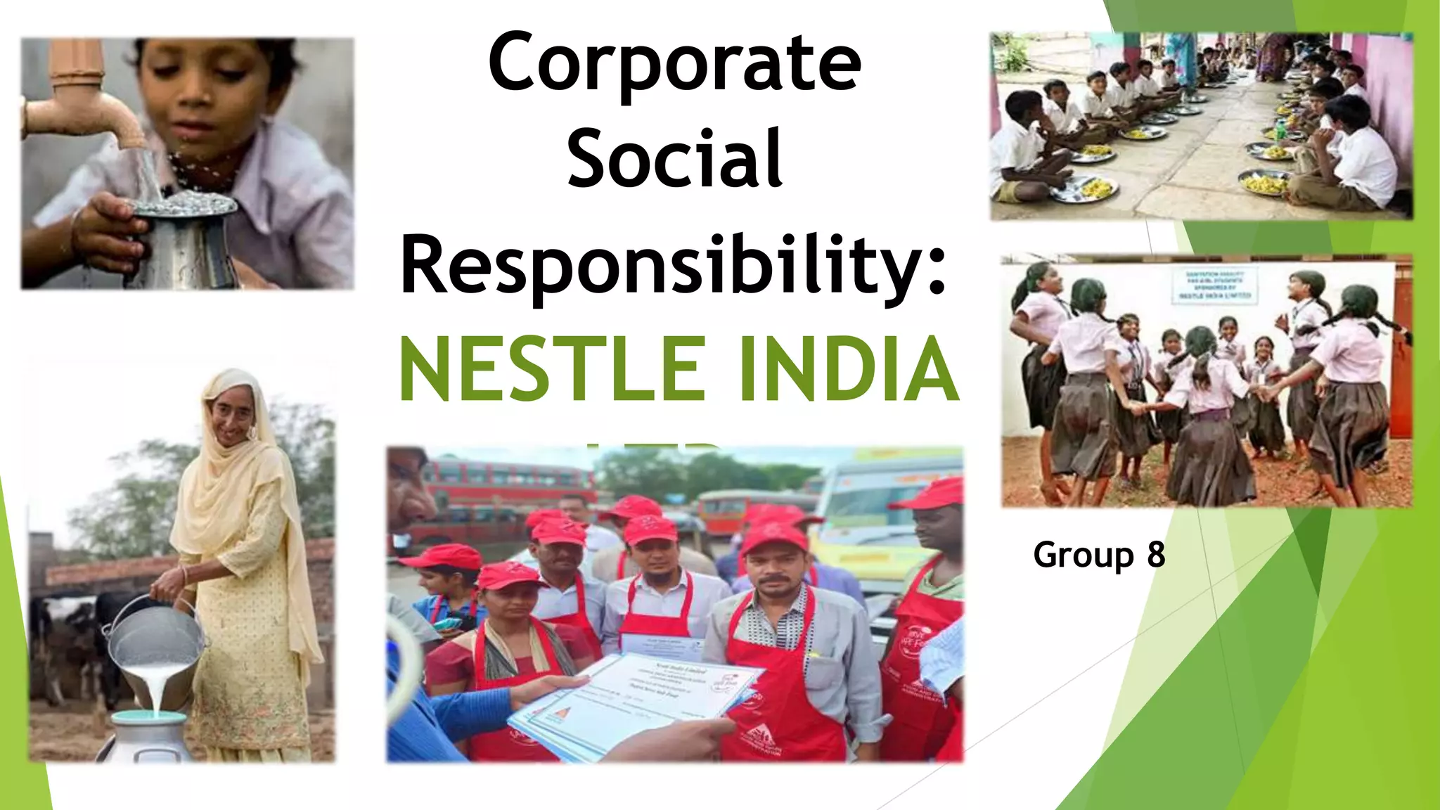 Nestle - Corporate Social Responsibility initiative | PPTX | Business | Business and Finance