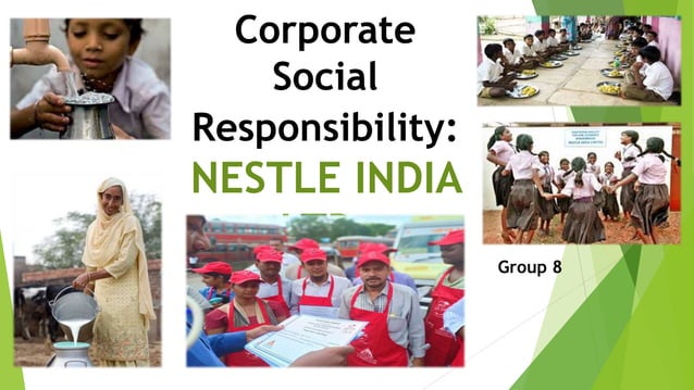Nestle - Corporate Social Responsibility initiative | PPT