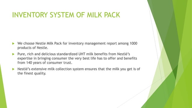 Nestle inventory-system-haidersabir | PPTX