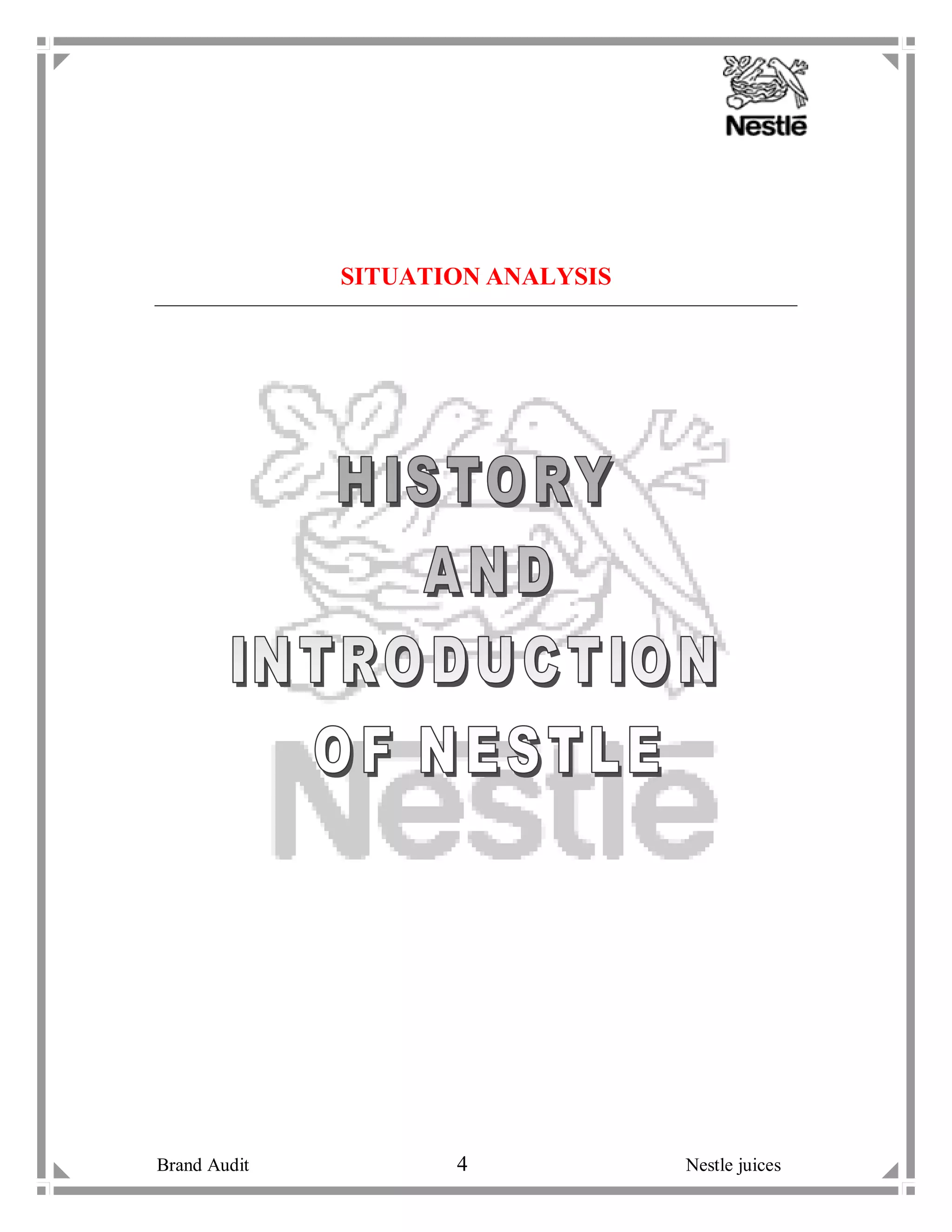 Nestle juices-project | PDF