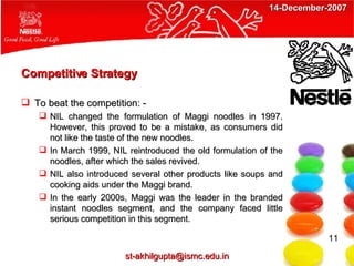 Nestle Maggi | PPT