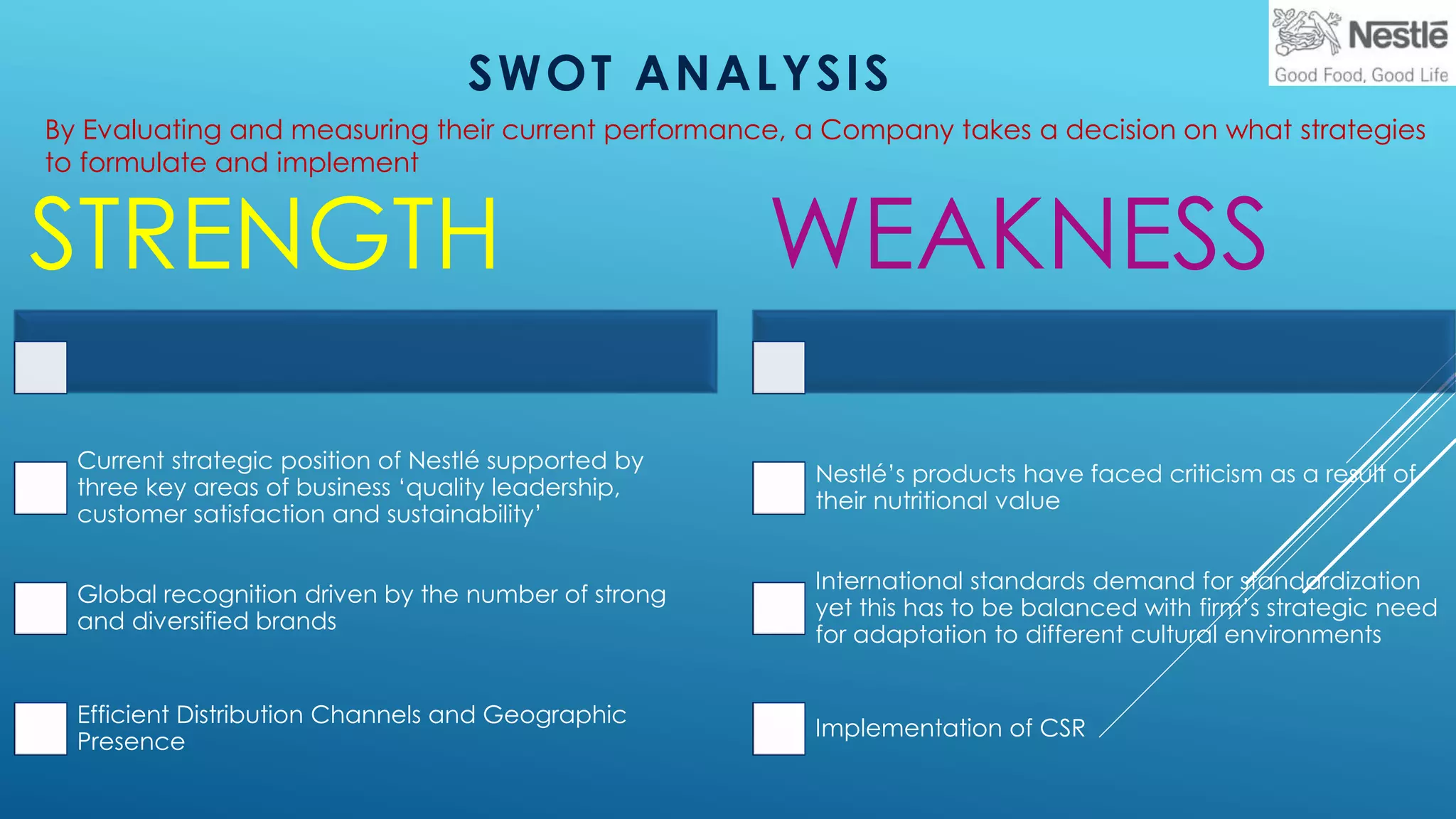 Nestle swot | PPTX