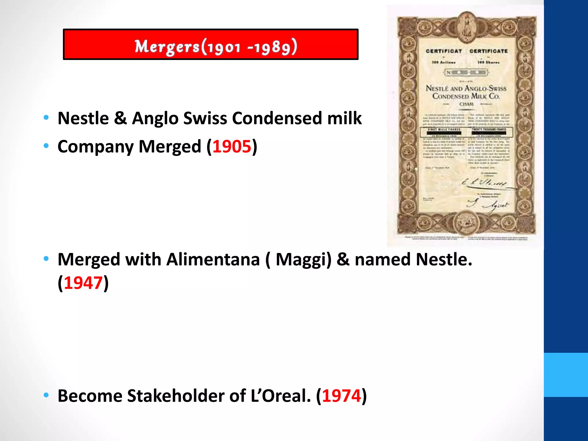 Nestle Company study | PPTX