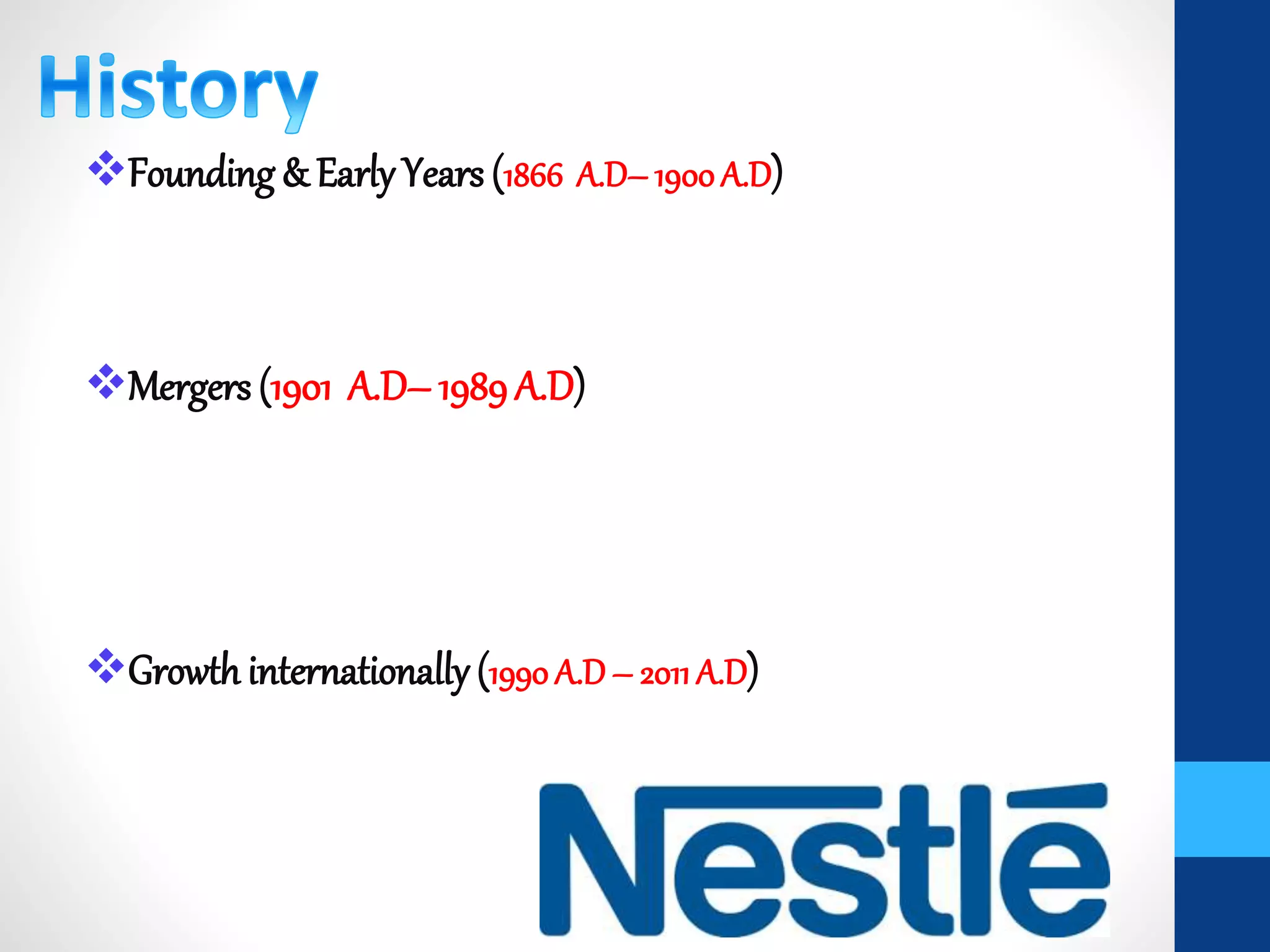 Nestle Company study | PPTX