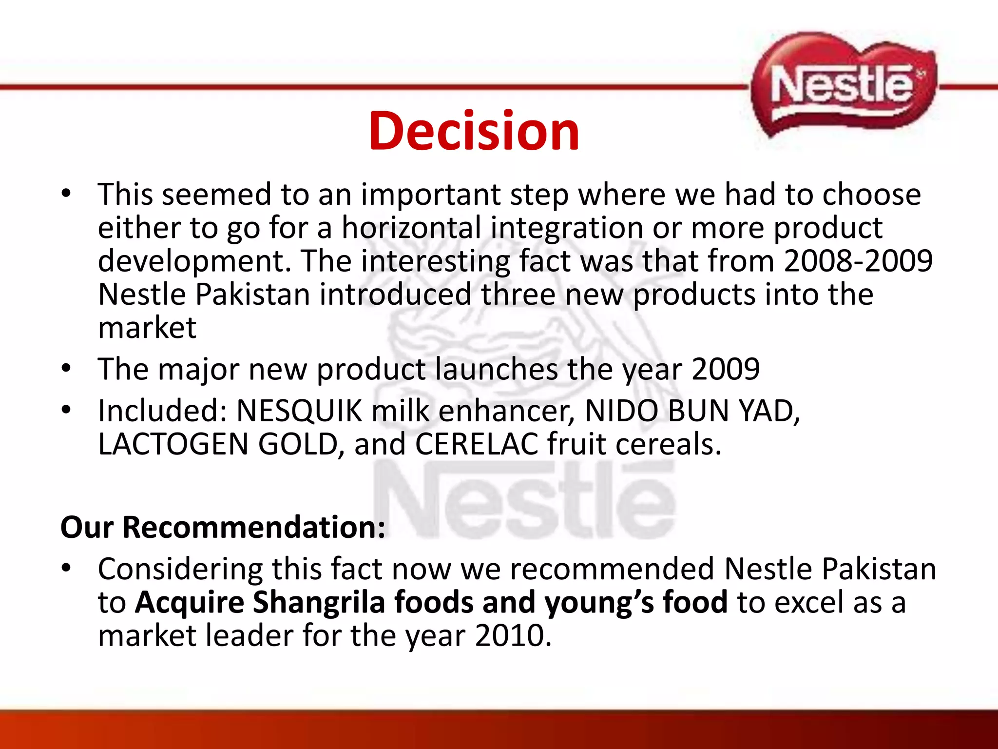 Nestle Strategic Model | PPTX