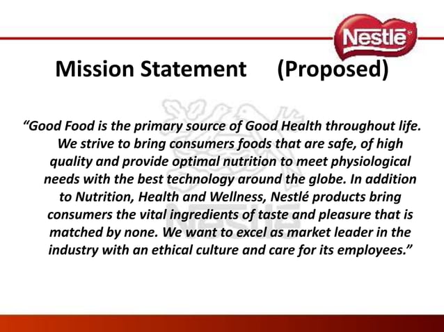 Nestle Strategic Model | PPTX