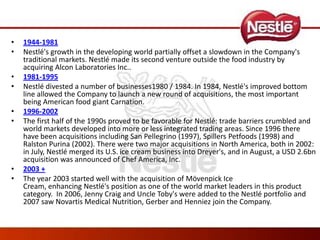 Nestle Strategic Model | PPTX