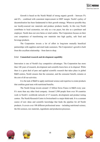 Strategic Management in Nestle | PDF