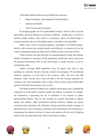 Strategic Management in Nestle | PDF