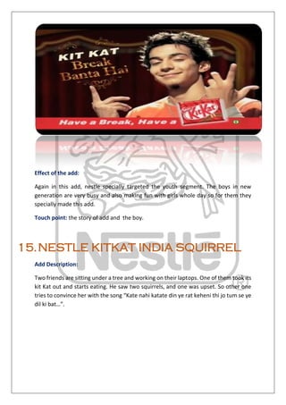 Nestle ad campaign and brand equity | PDF