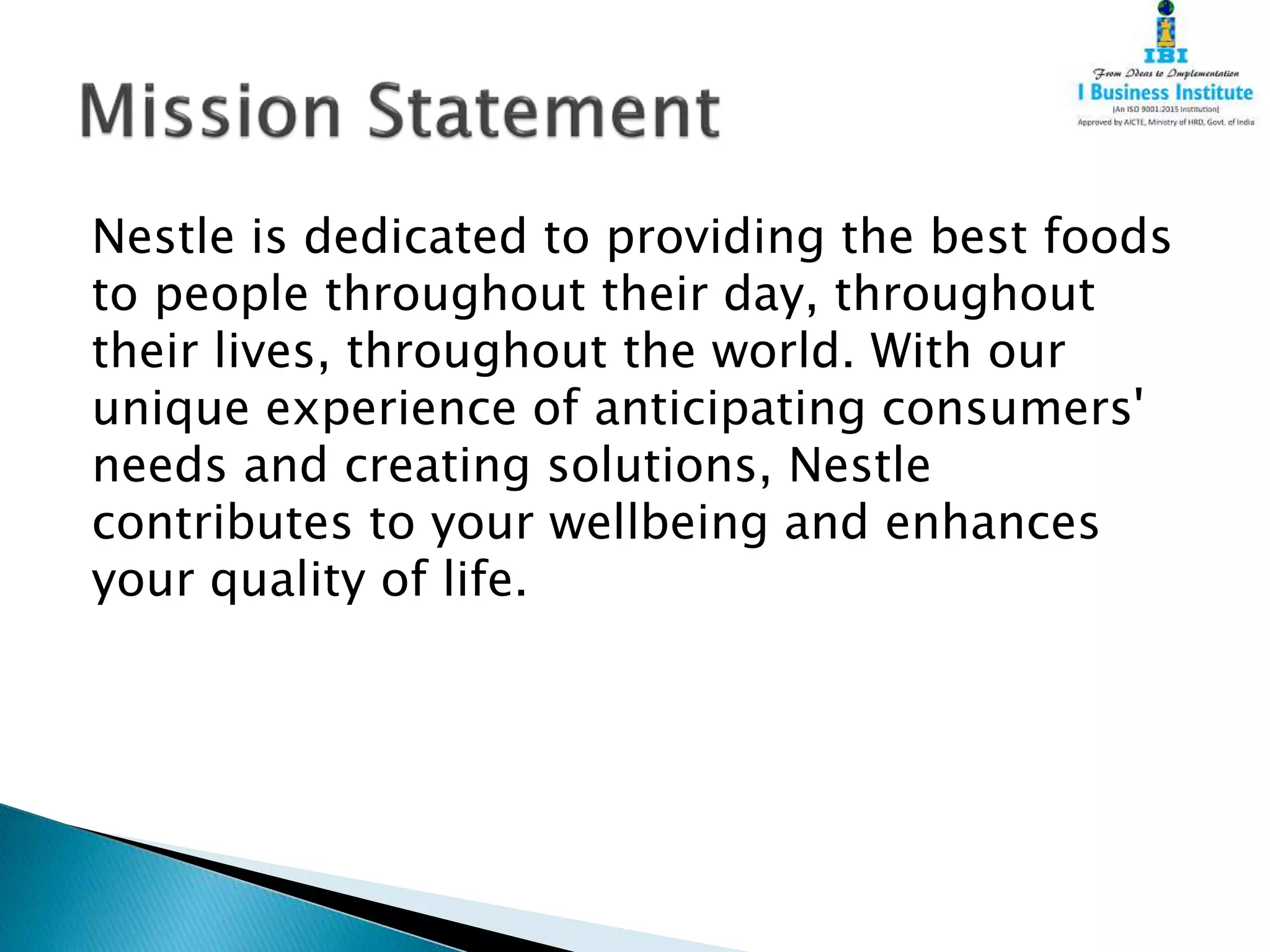 Nestle case study | PPTX