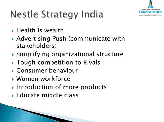 Nestle case study | PPTX