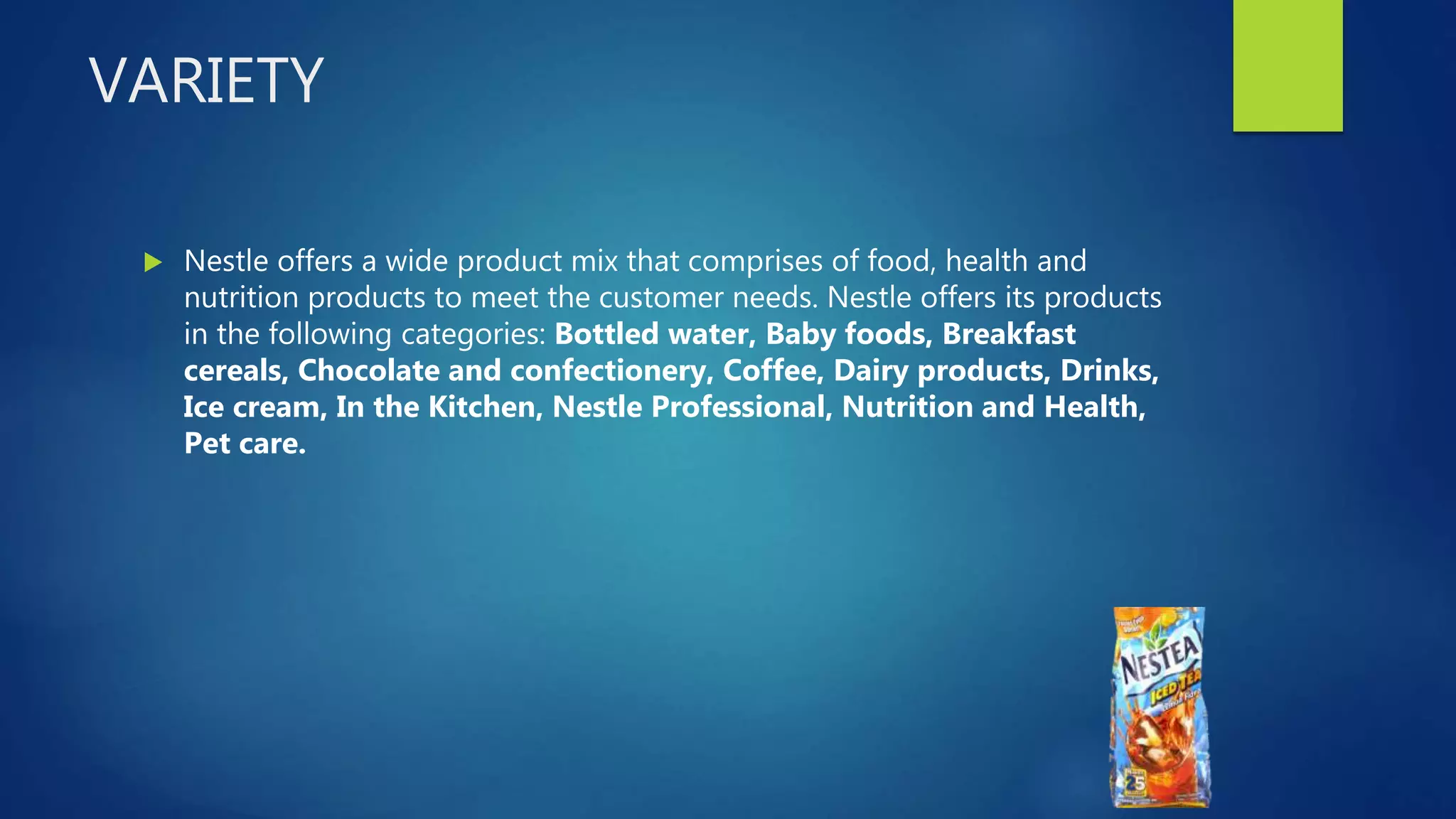 Marketing Mix of Nestle Company | PPTX