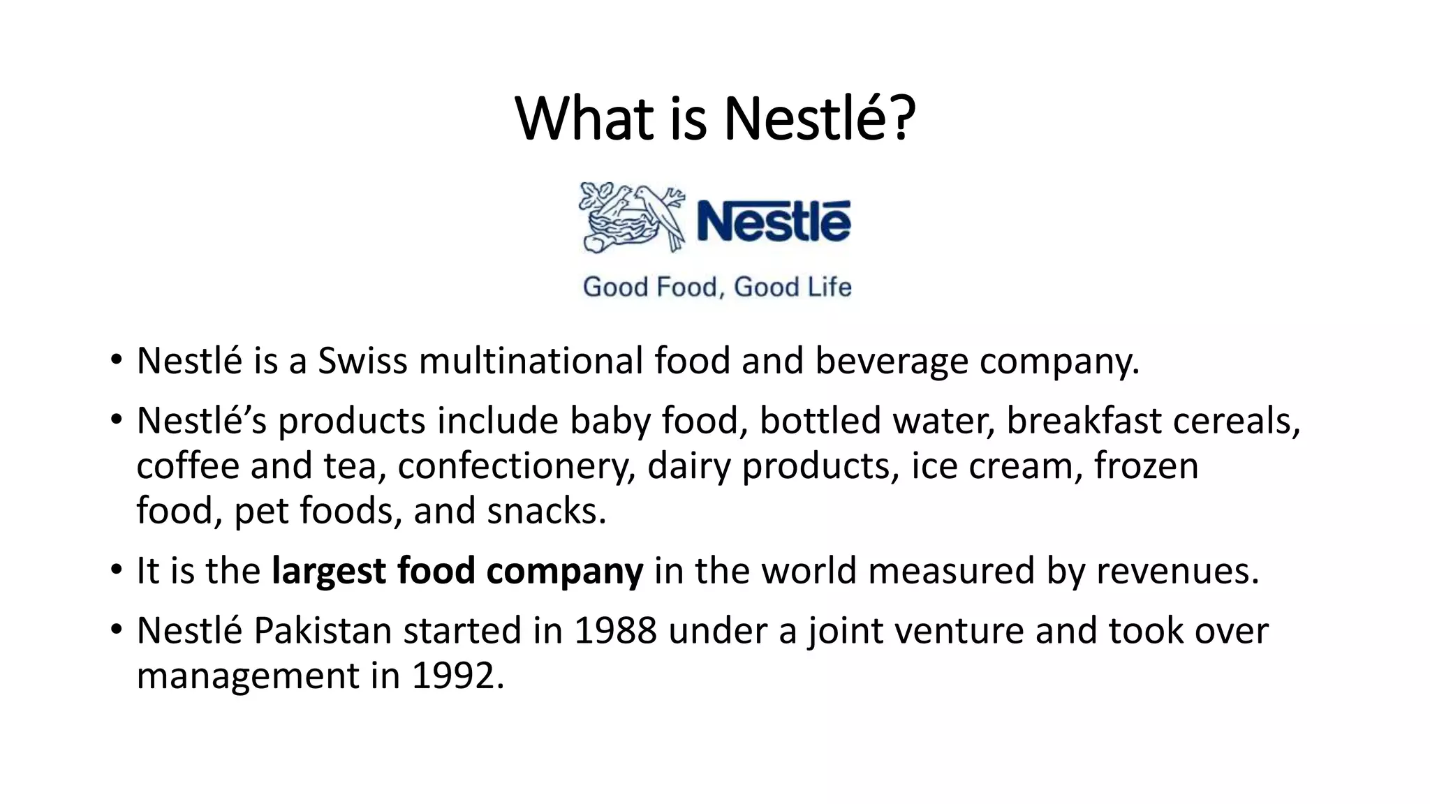 Marketing Mix of Nestle Company | PPT