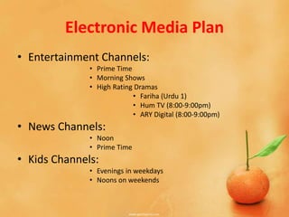 Nestle Media Plan | PPTX