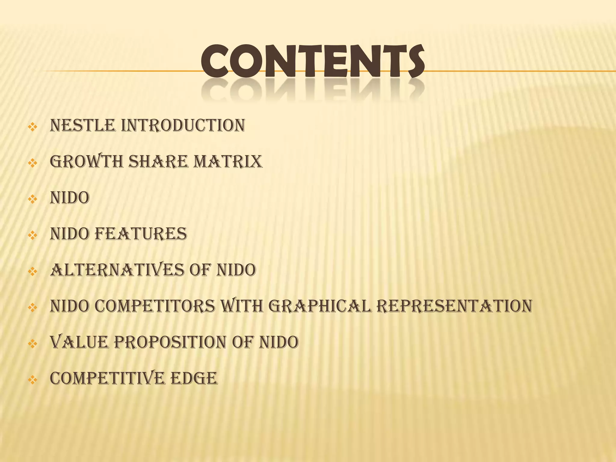Nestle Nido Pakistan | PPTX
