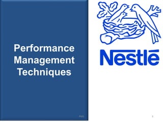 Nestle performance management | PPTX