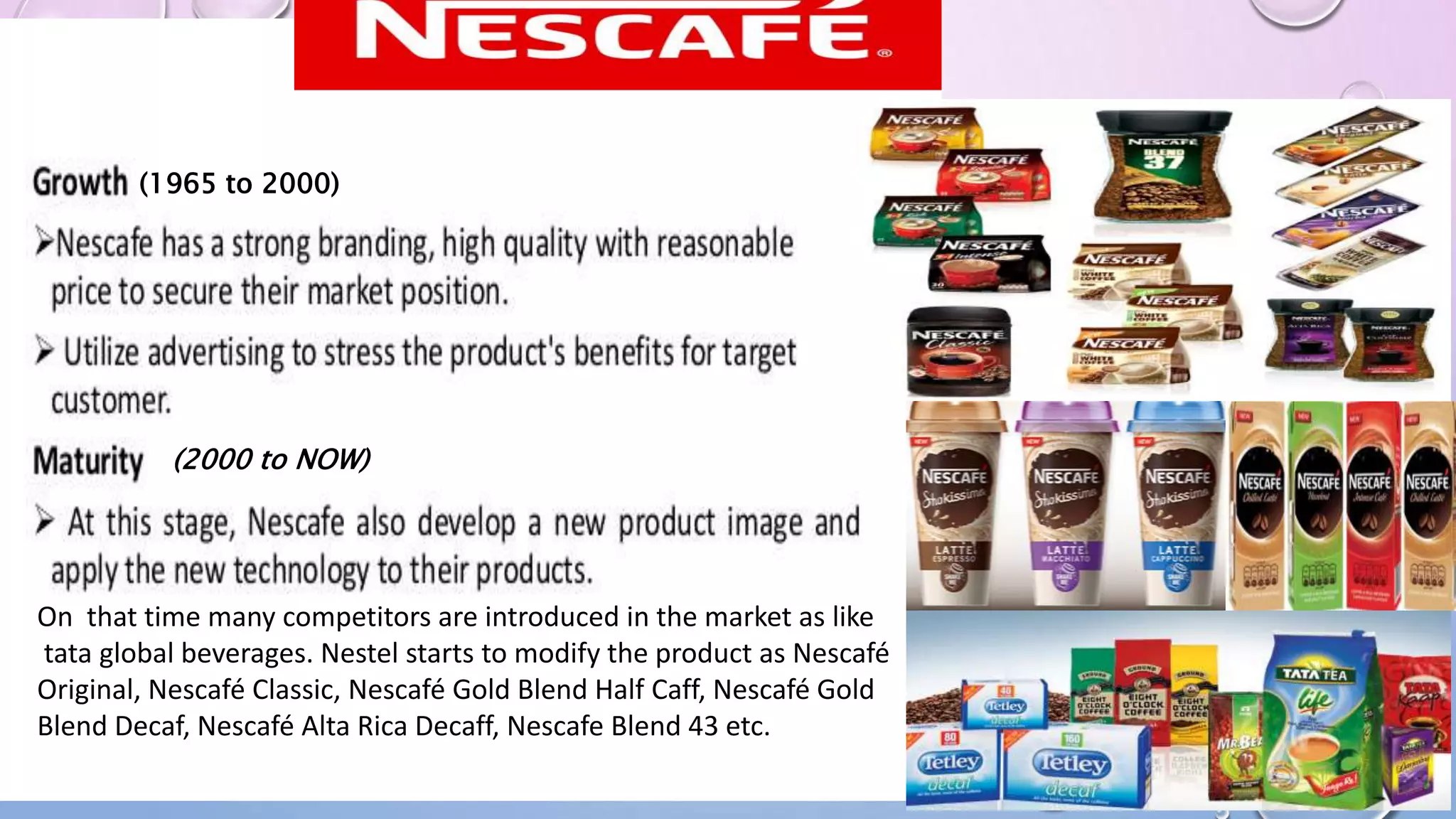 PRODUCT LIFE CYCLE OF NESTLE | PPTX