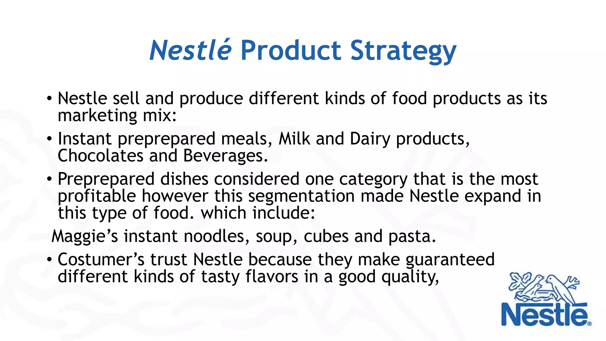 Nestle marketing mix | PPTX