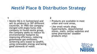 Nestle marketing mix | PPTX