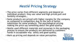 Nestle marketing mix | PPTX