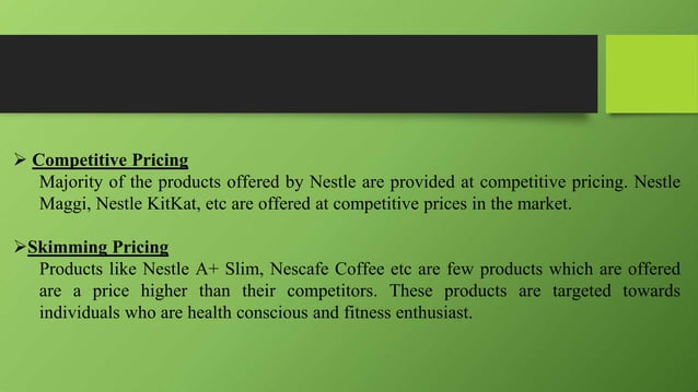 Nestle marketing mix | PPTX