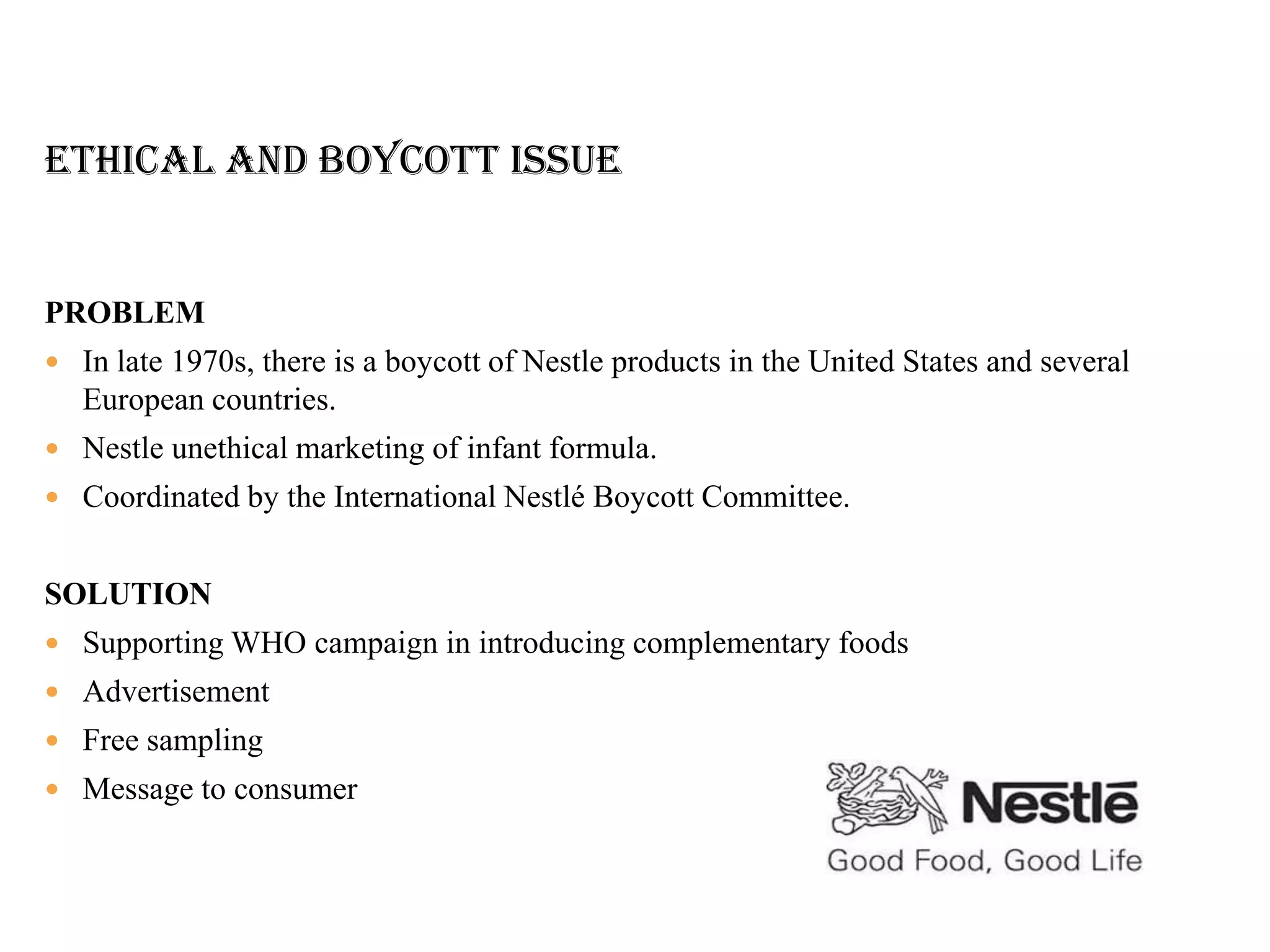 Management Of Change : A study of problem and Challenges in Nestle | PPTX