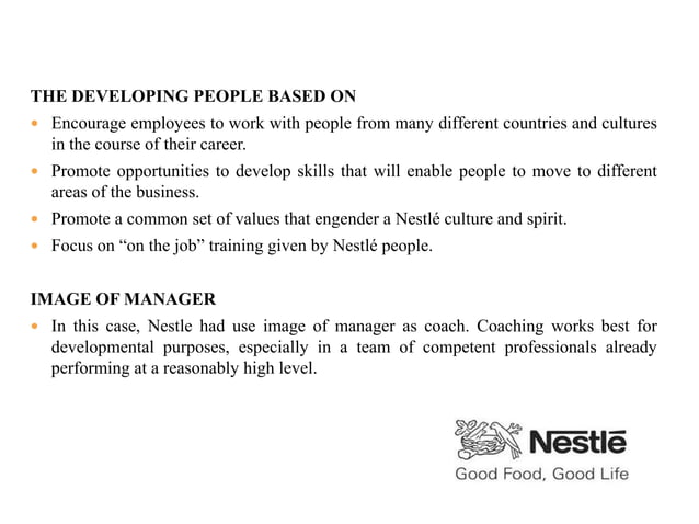 Management Of Change : A study of problem and Challenges in Nestle | PPTX