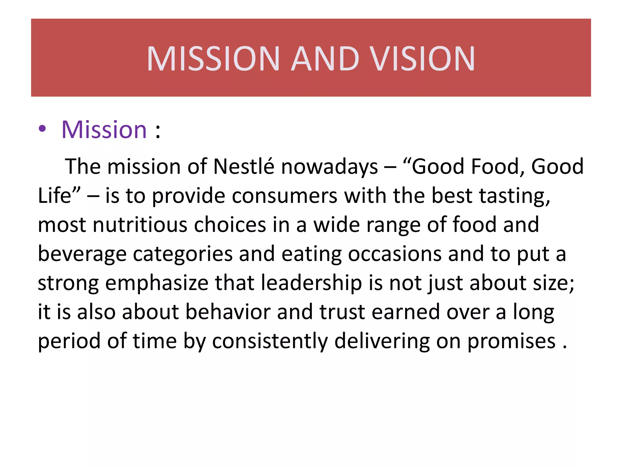 Nestle presentation | PPTX