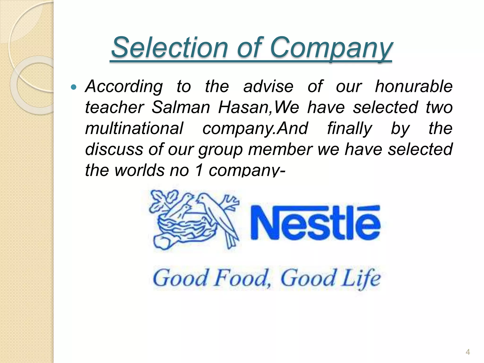 Nestle presentation | PPTX