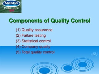 Quality Assurance and Inspection of Nestle QEC | PPT