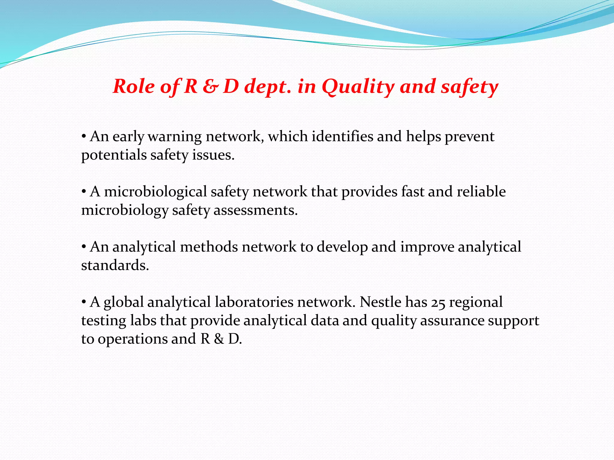 Nestle quality system | PPTX