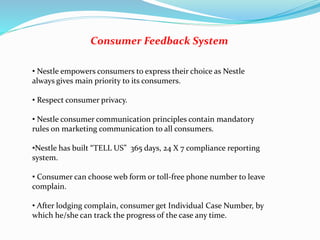 Nestle quality system | PPTX