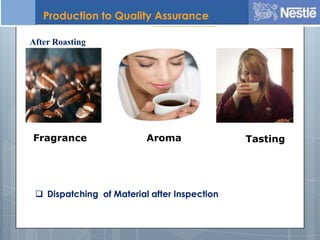 Process of Nestle Coffee and Chocolate | PPTX