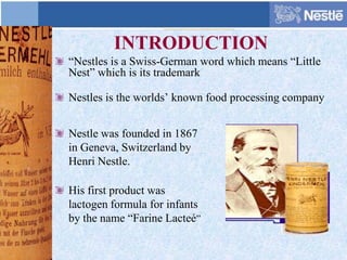 Process of Nestle Coffee and Chocolate | PPTX