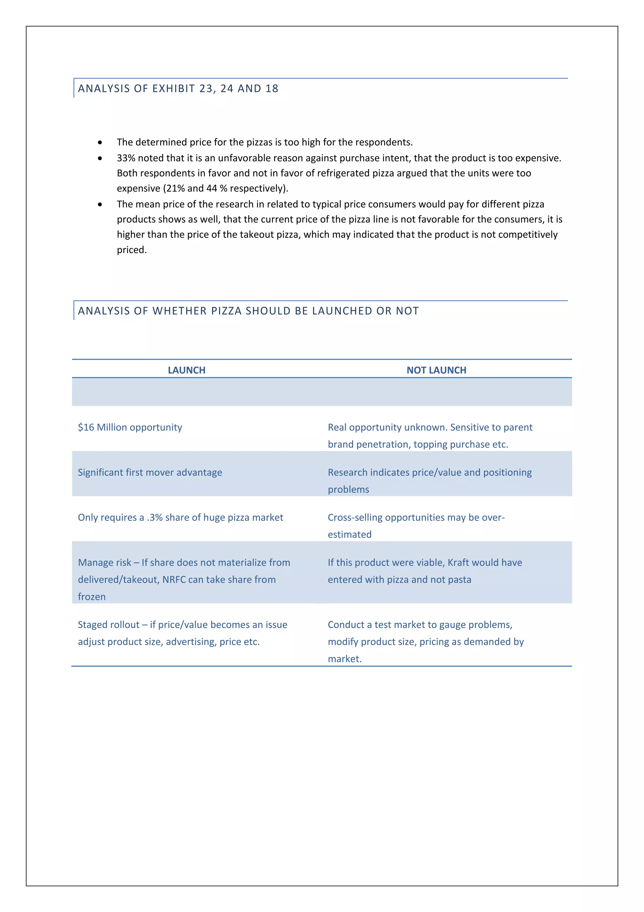 Nestle Refrigerated Foods: Contadina Pasta & Pizza (A) - Case Analysis ...
